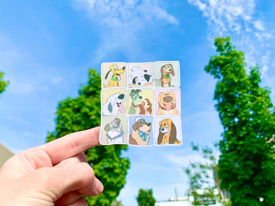 Disney Dogs Sticker, Disney Dogs, Disney Bottle, Disneyland Sticker ...