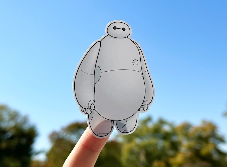 Baymax Sticker Big Hero 6 Sticker Baymax Sticker Disneyland - Etsy