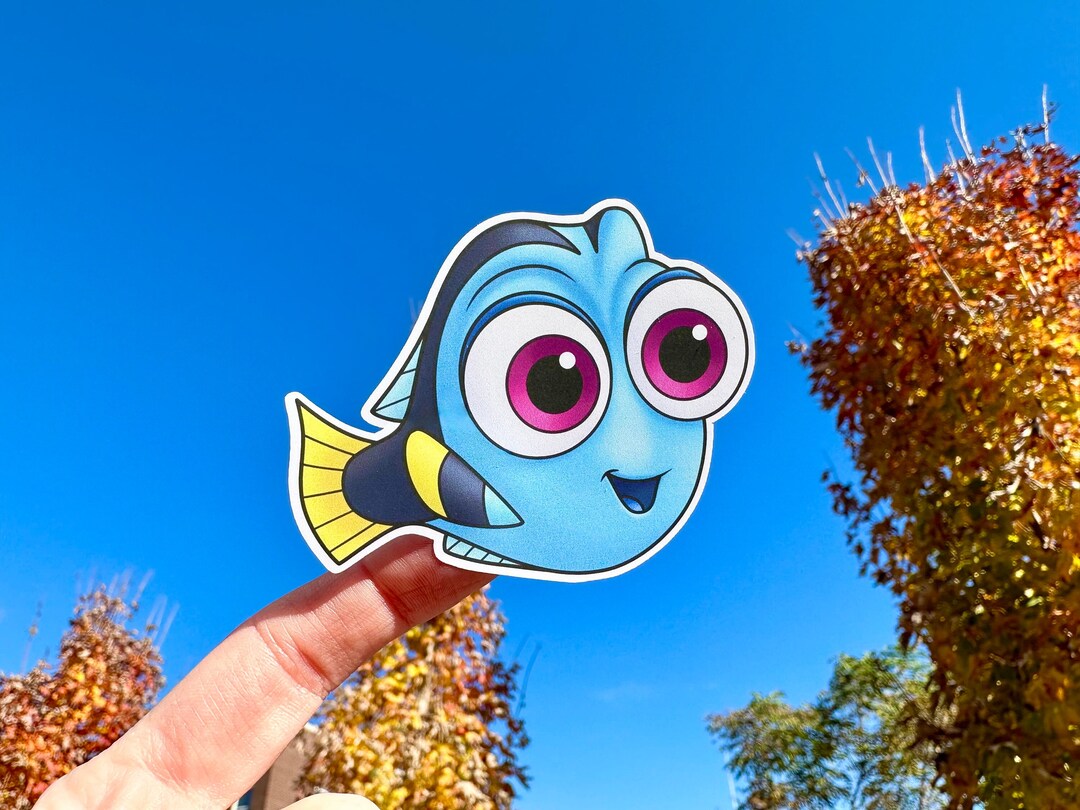 Baby Dory Sticker, Finding Nemo, Waterproof Decal - Etsy