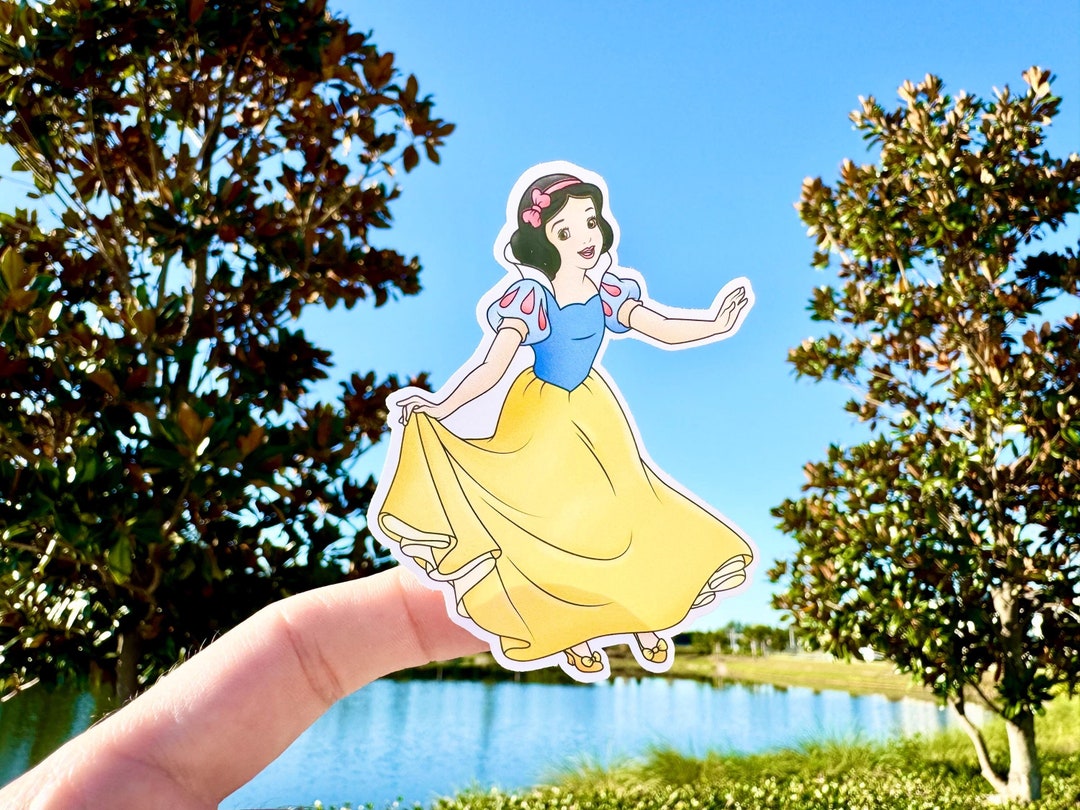 Snow White Sticker, Snow White Dwarfs Sticker, Disneyland Sticker ...
