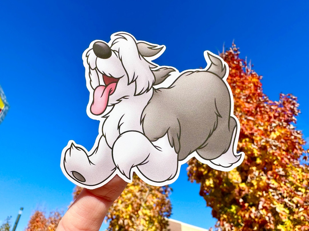 Max Prince Eric Dog From the Little Mermaid Disney Sticker Waterproof ...
