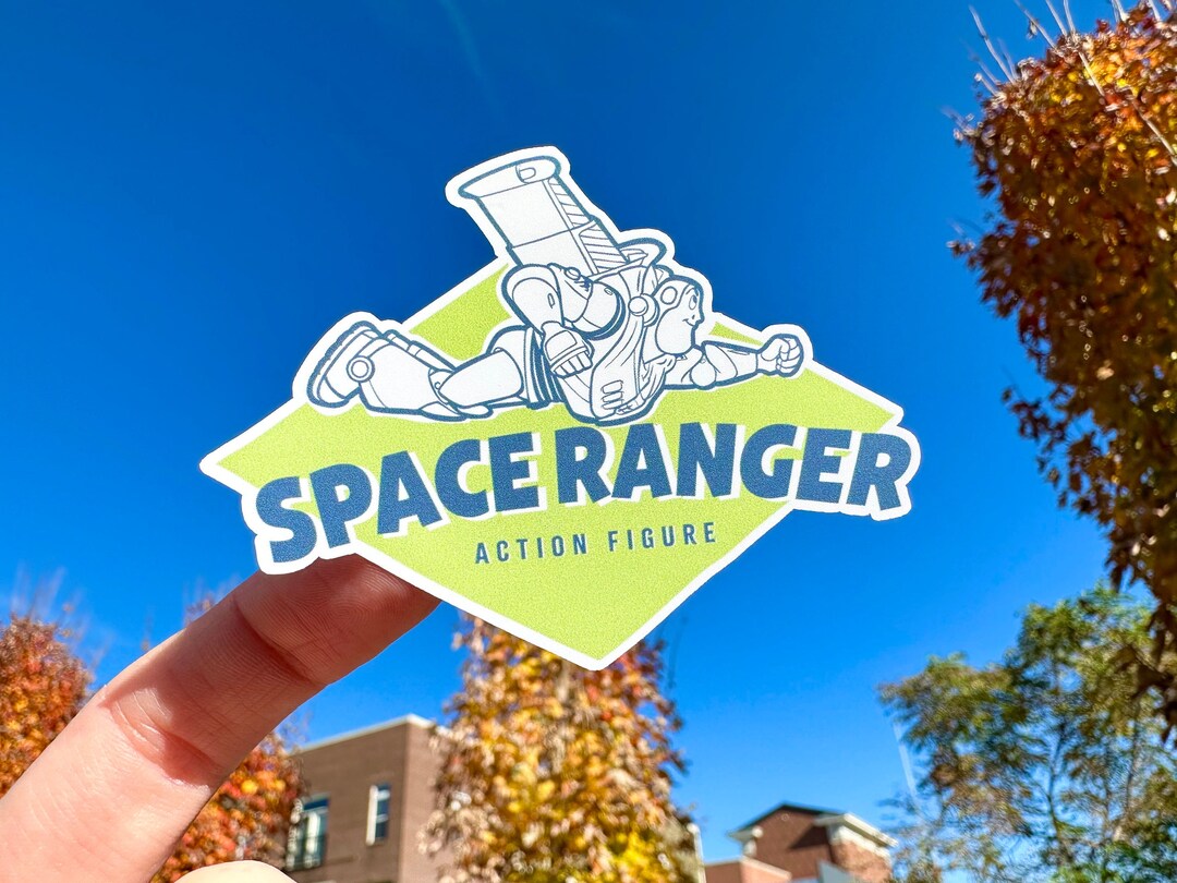 Buzz Lightyear Space Ranger Sticker: Toy Story Waterproof Matte Decal ...
