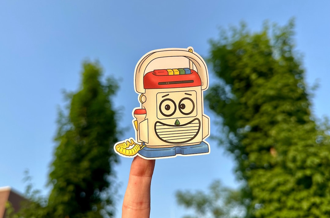 Microphone Toy From Toy Story Sticker Disney Waterproof for Laptops ...