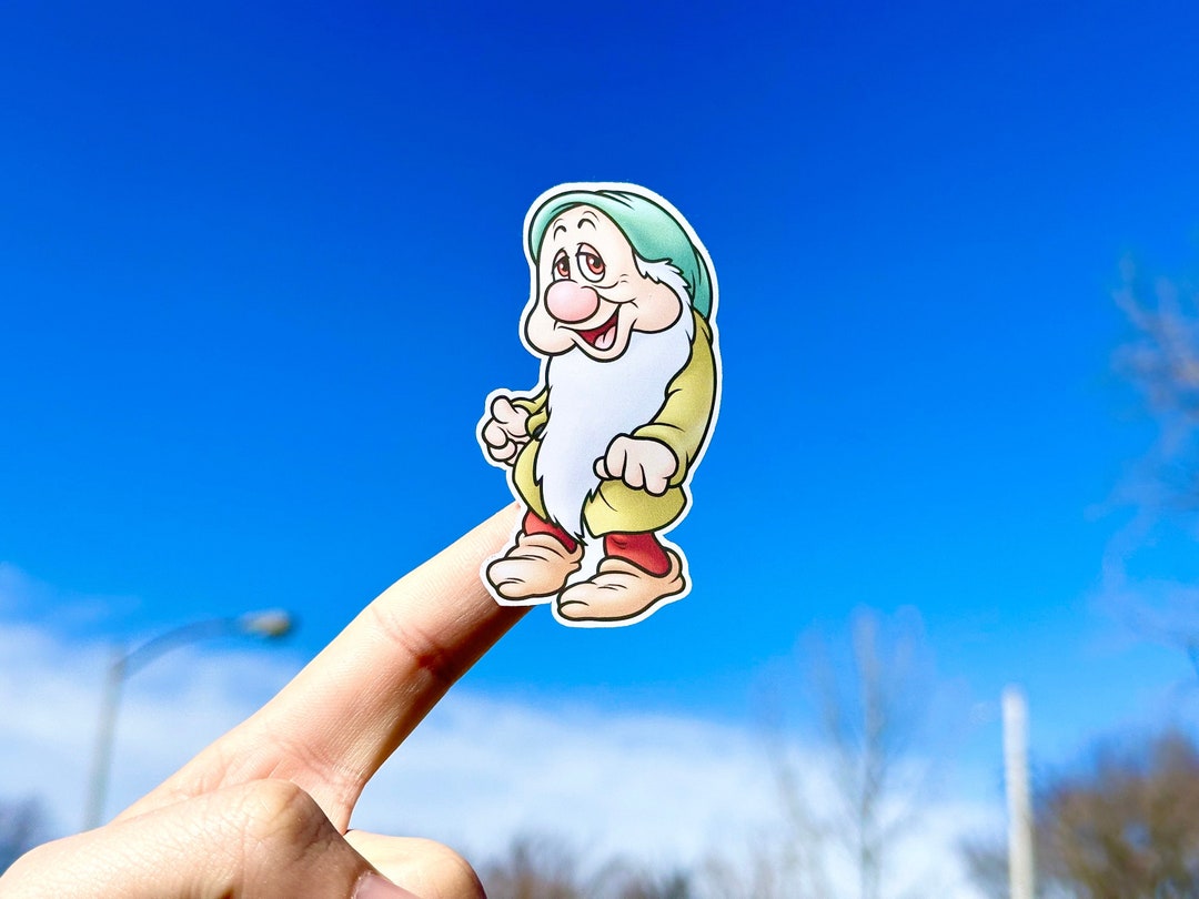 Sleepy Dwarf Sticker, Disneyland Sticker, 7 Dwarfs Stickers, Disney ...