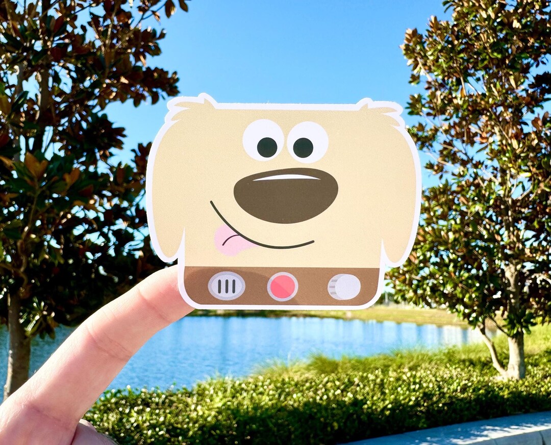Dug Waterproof Sticker, Disney Pixar UP Sticker - Etsy