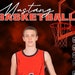 Basketball Backdrop Senior Banner Template | Red, Blue, Orange, Yellow ...