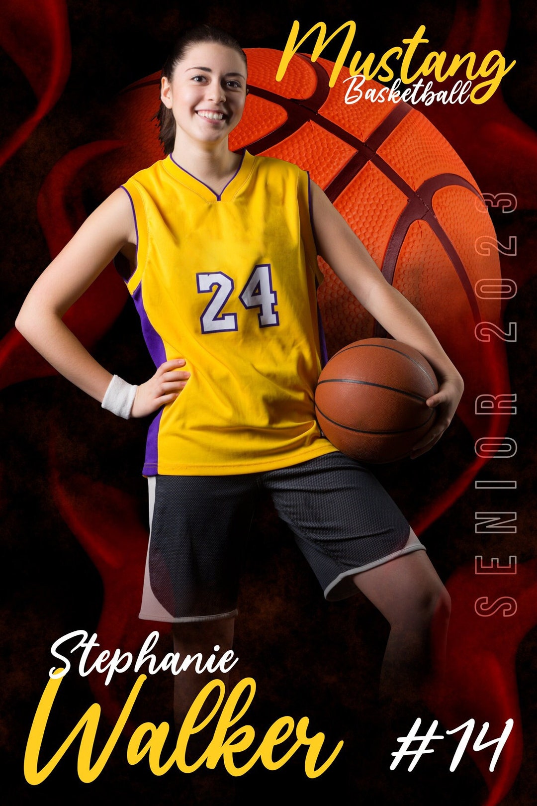 Basketball Sports Digital Background | 24 X 36 | 5 Different JPEG ...