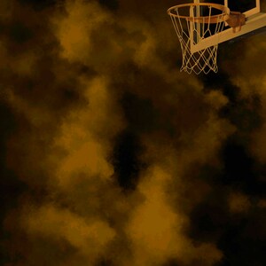 Basketball Backdrop Senior Banner Template | Red, Blue, Orange, Yellow ...