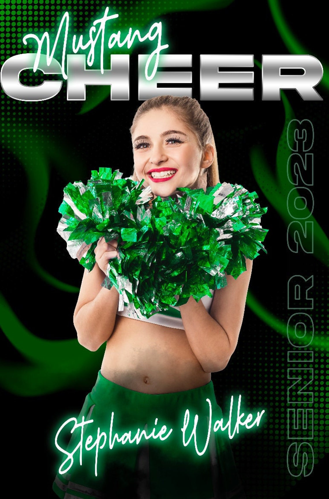 Cheer Poster Banner 24 X 36 5 JPEG Color Options and 1 - Etsy