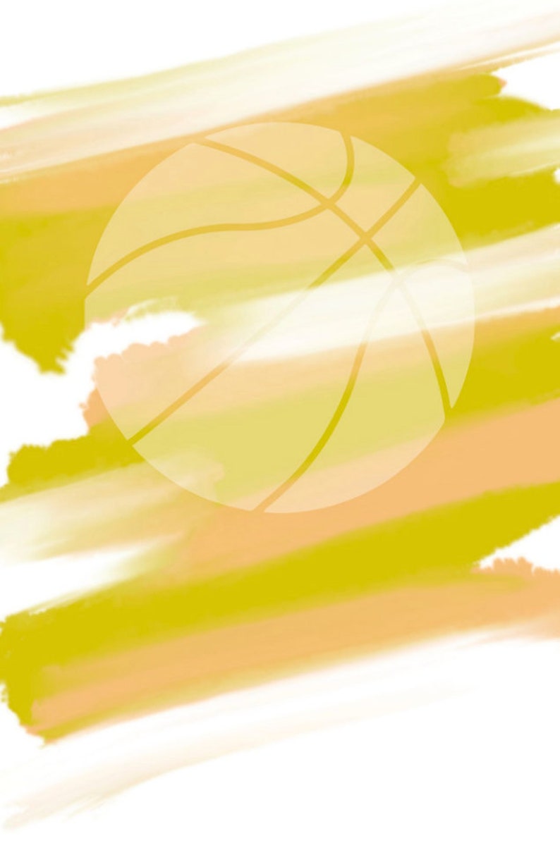 Basketball Poster Banner 5 JPEG Color Options and 1 Layered - Etsy