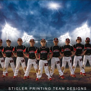 Baseball and Softball Digital Background - Background Artwork Only ...