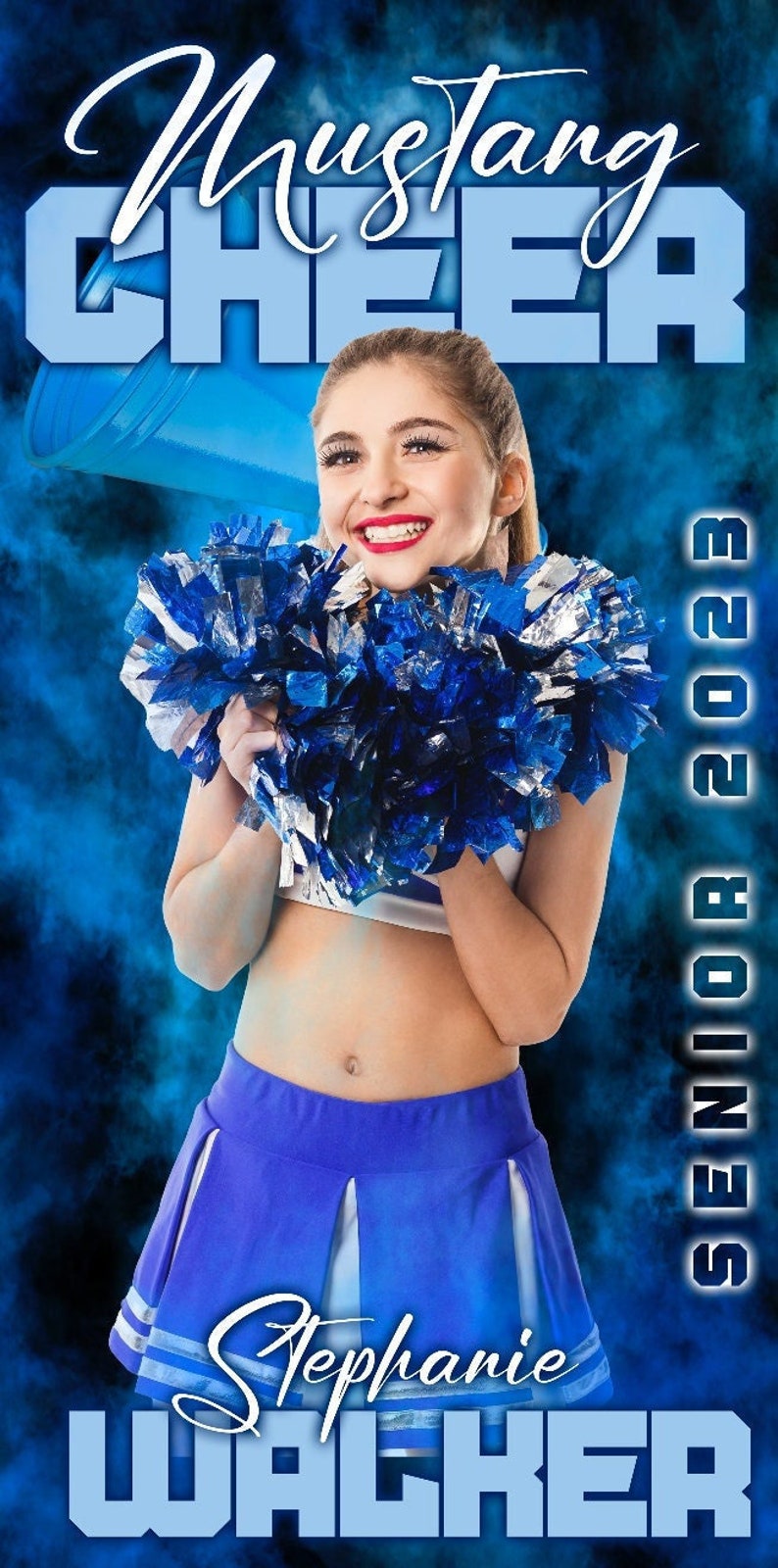 Cheer Poster Banner 24 X 48 5 JPEG Color Options and 1 - Etsy