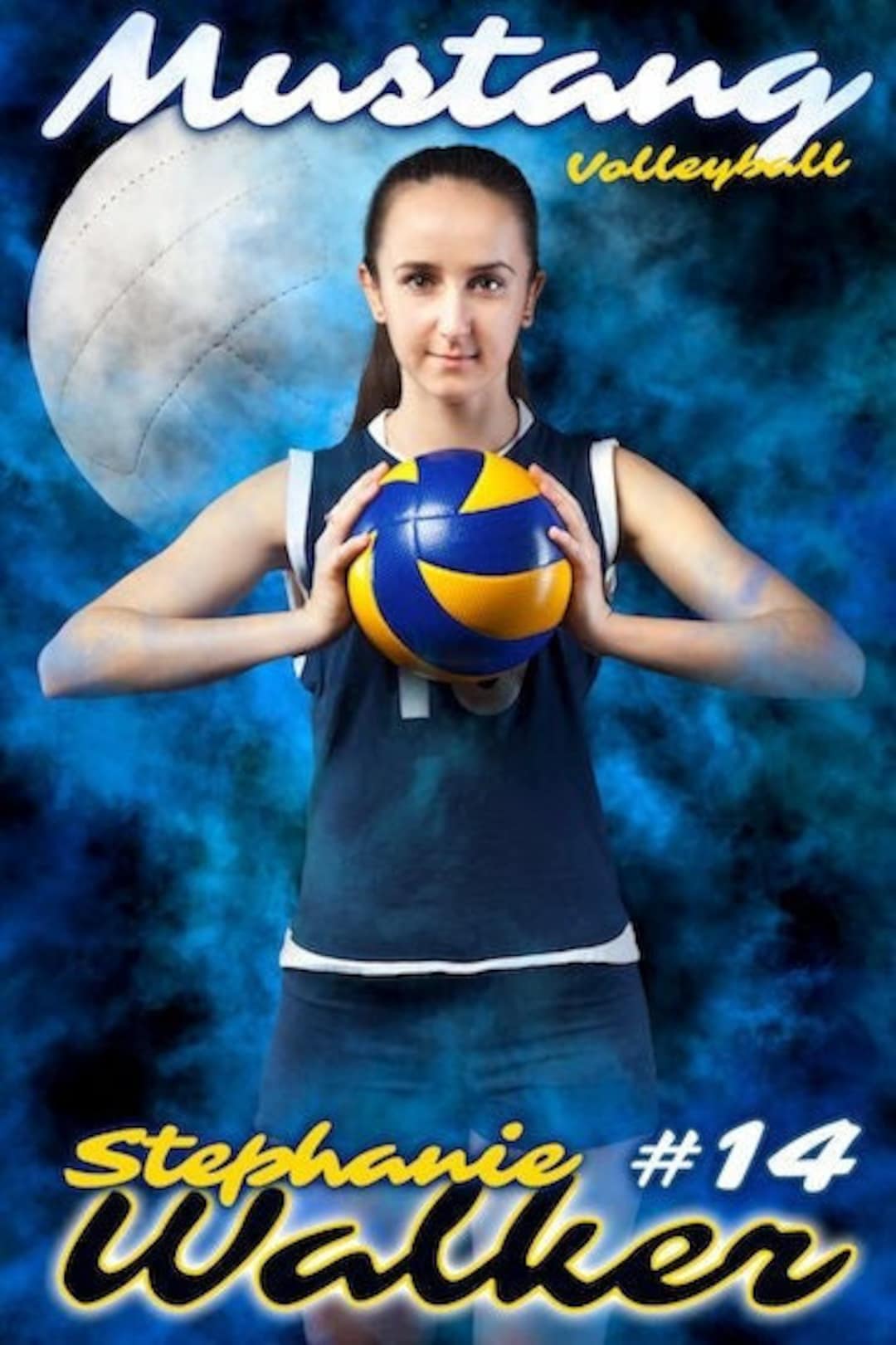 Volleyball Poster Banner 24 X 36 | 1 JPEG and 1 Layered Photoshop File ...