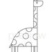 Printable Giraffe Cut and Glue, Digital File, Homeschool Decoration ...