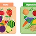Printable Fruits and Vegetables Sorting Activity, Early Years, Learning ...