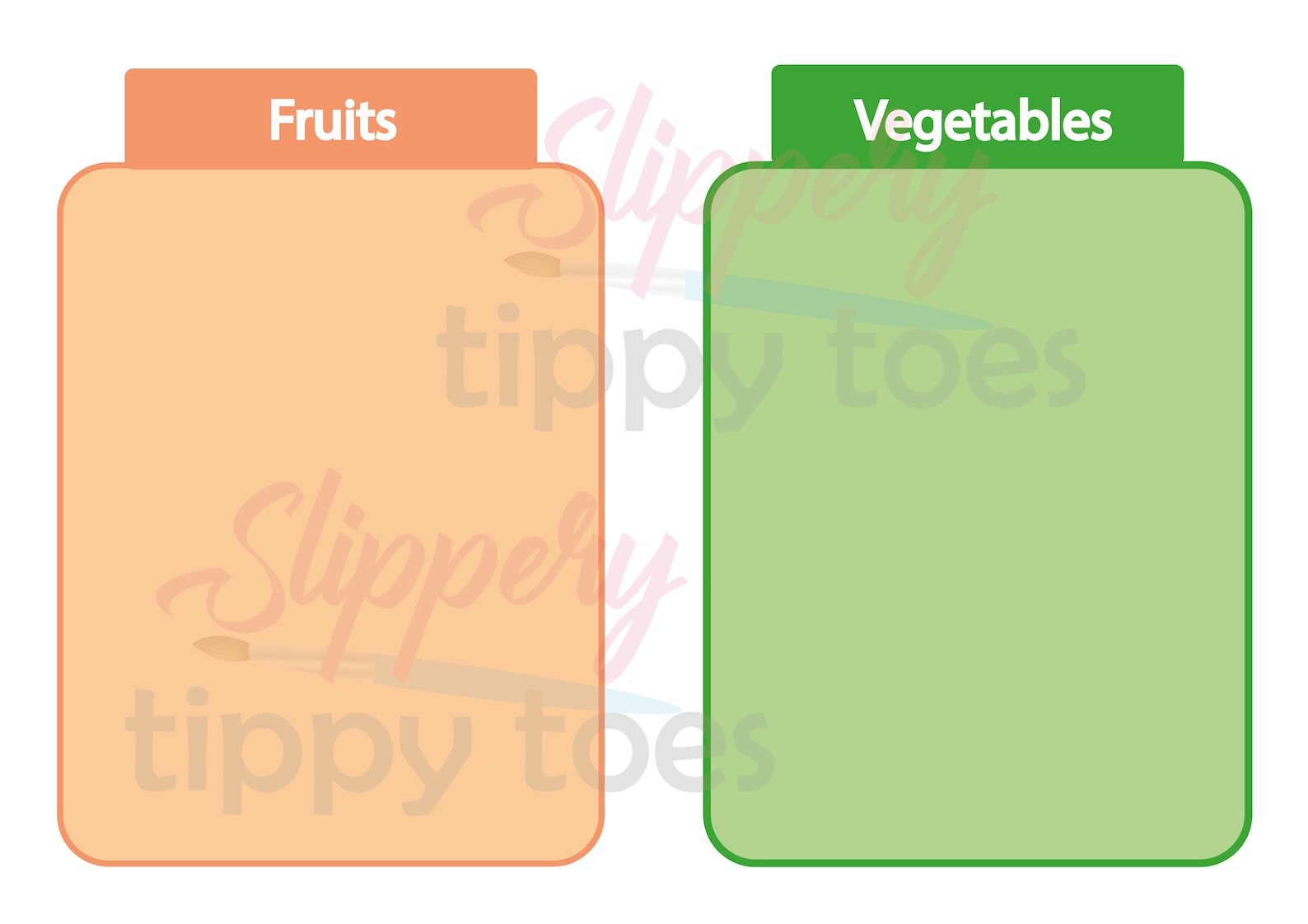 Printable Fruits and Vegetables Sorting Activity, Early Years, Learning ...