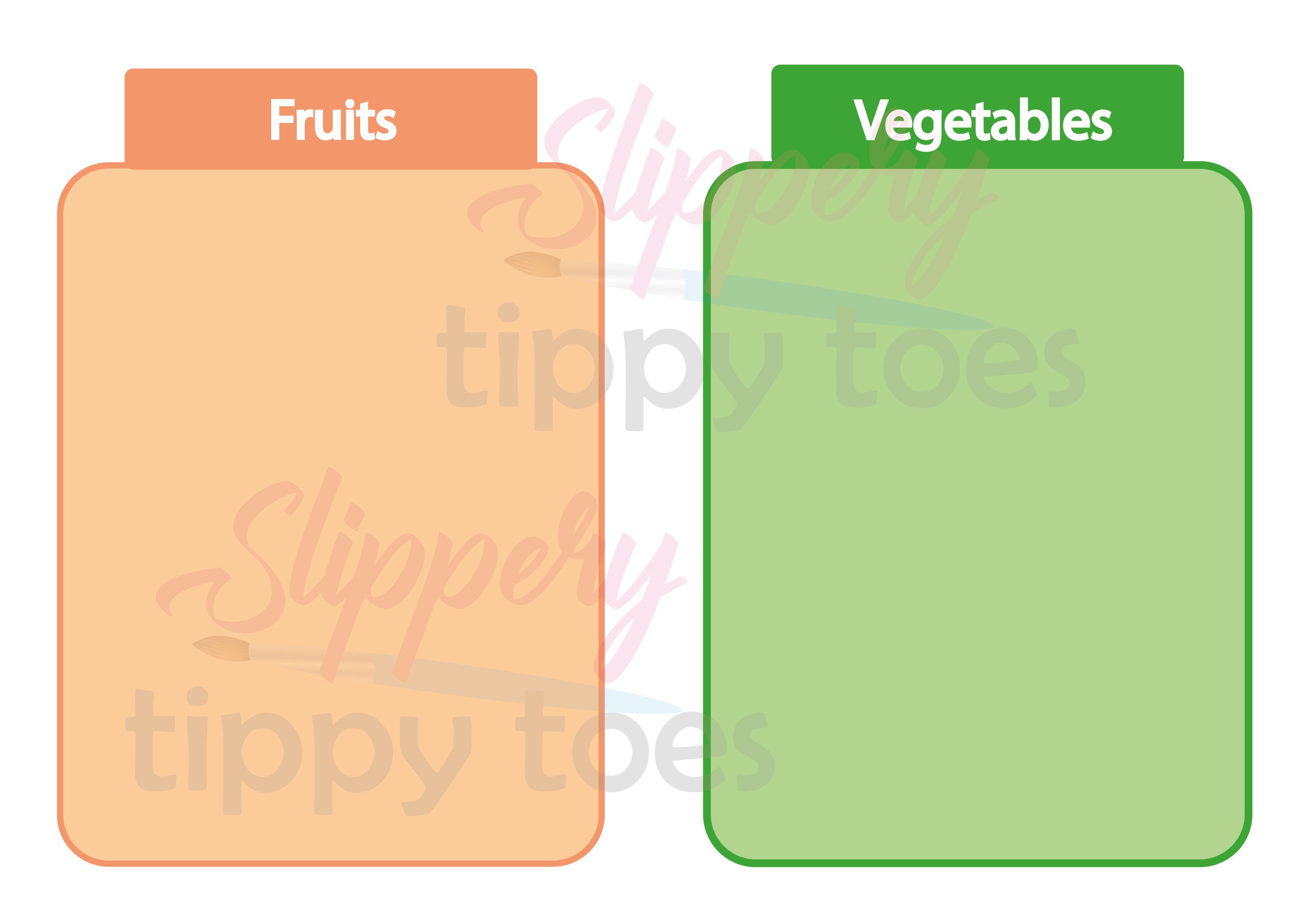 Printable Fruits and Vegetables Sorting Activity, Early Years, Learning ...