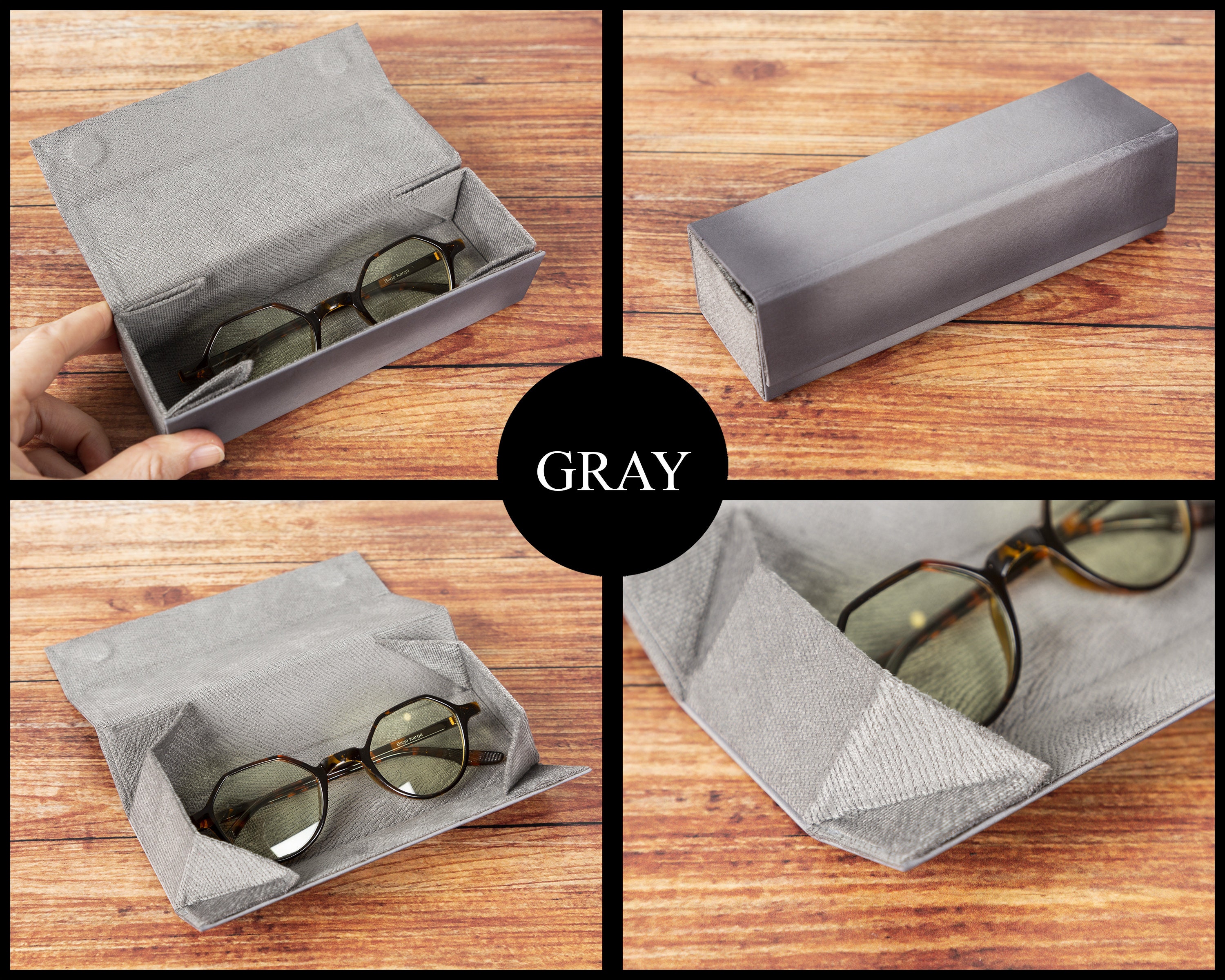 Glasses Case, Handmade Eyewear Cover, Sunglasses Case, Leather Glasses ...
