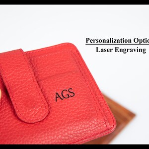 Leather Pop up Wallet, RFID Wallet for Mens, Leather Card Sleeve ...