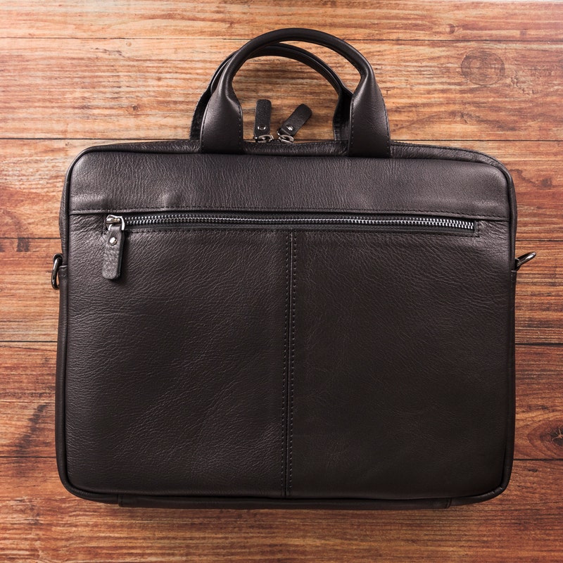 Leather Laptop Bag - Etsy