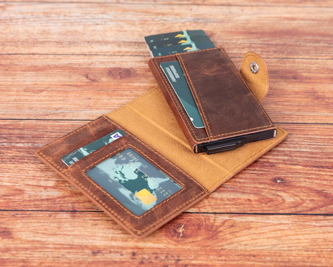 Card Holder Mechanism, Mini Card Wallet, RFID Blocker Card Slot, Wallet ...