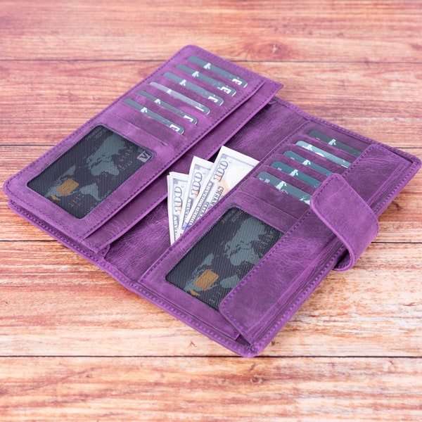 Purple Leather - Etsy