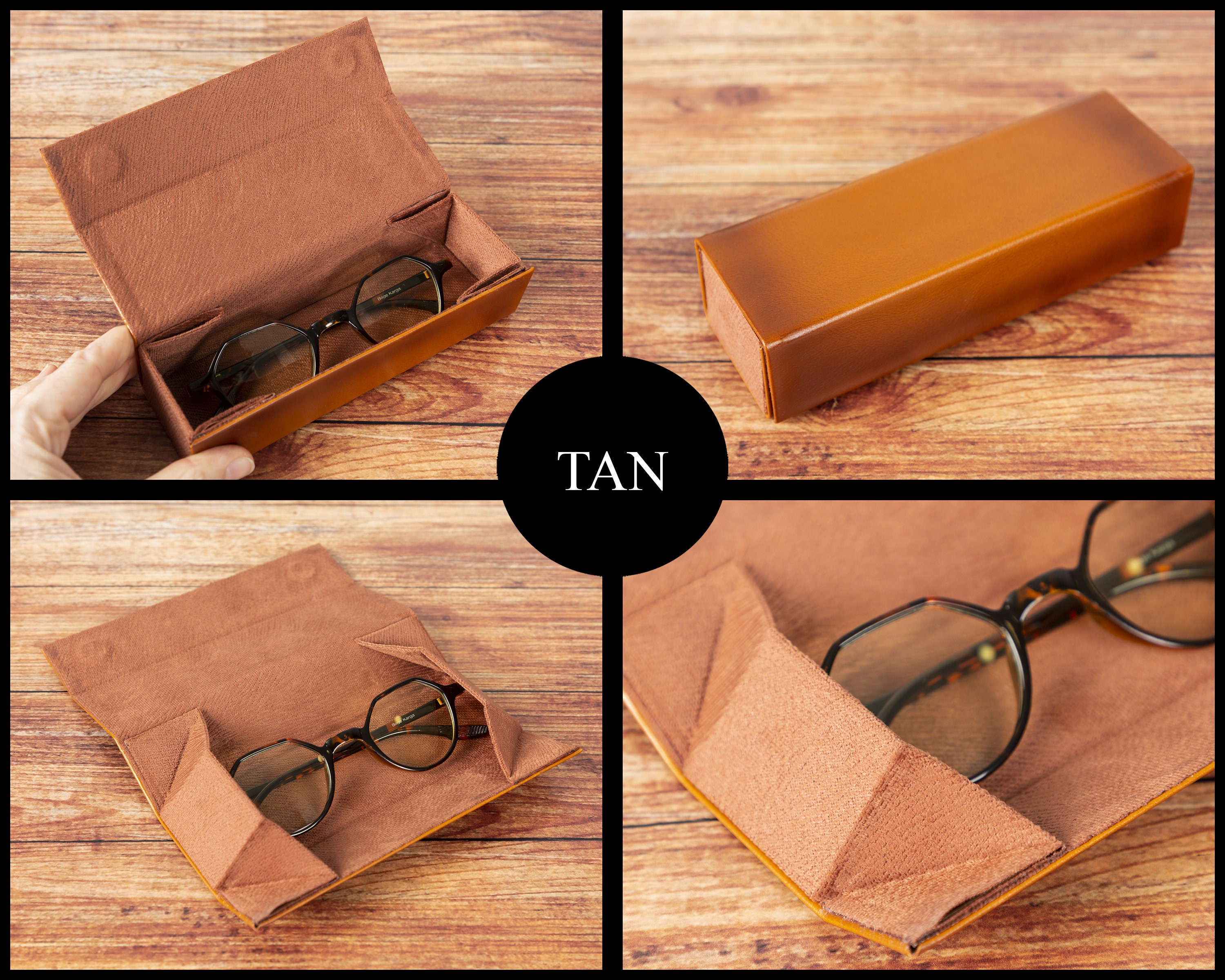 Glasses Case, Handmade Eyewear Cover, Sunglasses Case, Leather Glasses ...