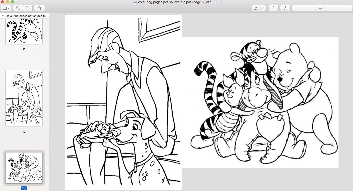 1000 Children Digital Colouring Pages - Animals, Cartoon, Pixar, Nature ...