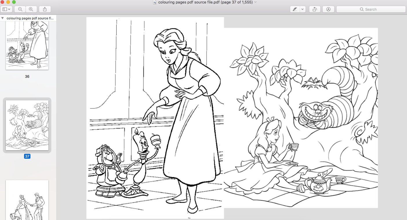 1000 Children Digital Colouring Pages - Animals, Cartoon, Pixar, Nature ...