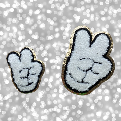 Mickey Peace Sign - Etsy