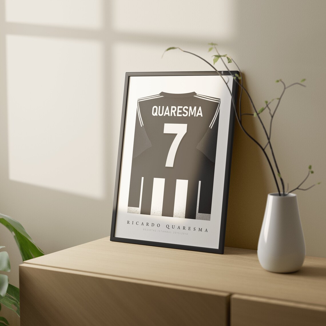 Quaresma Shirt Poster • Besiktas 15/16 • Retro • Artwork • Football ...