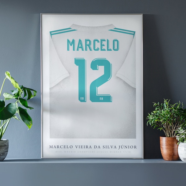 Marcelo Real Madrid Poster - Etsy