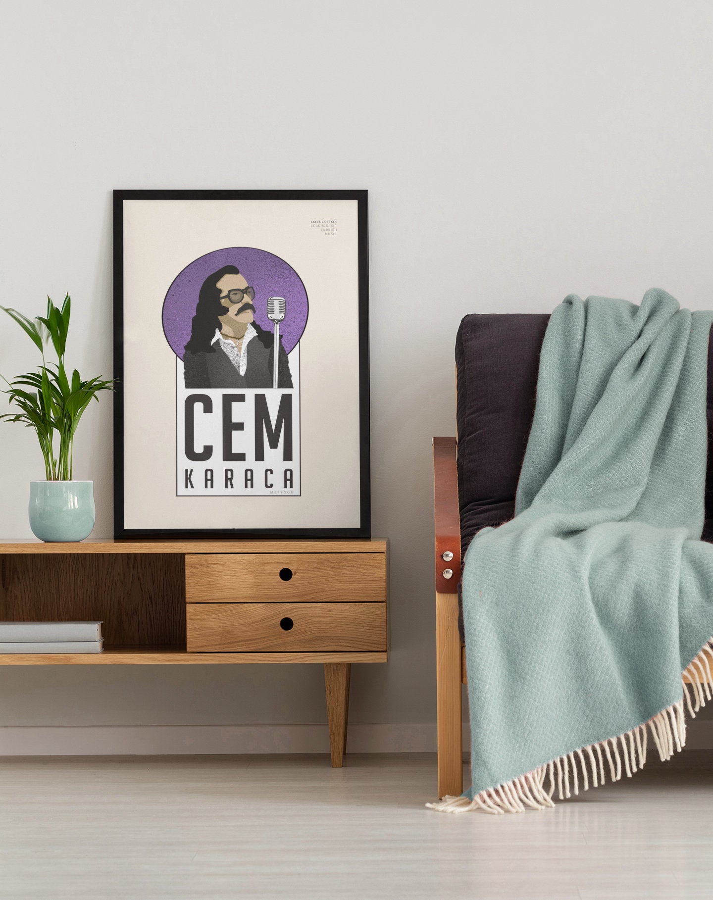 Cem Karaca Poster • Cem Karaca • Retro • Artwork • Turkish Legend of ...