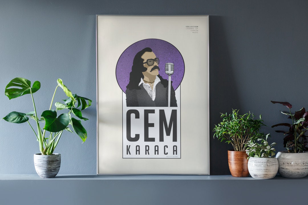 Cem Karaca Poster • Cem Karaca • Retro • Artwork • Turkish Legend of ...