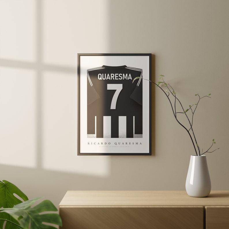 Quaresma Shirt Poster • Besiktas 15/16 • Retro • Artwork • Football ...