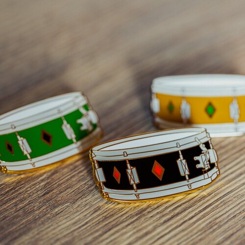 Snare Drum Enamel Pin - Etsy