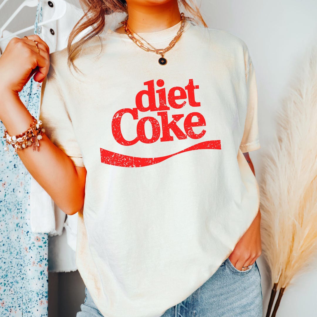 Vintage Diet Coke Tshirt Coca Cola Gifts Diet Soda Pop Shirt Cute ...