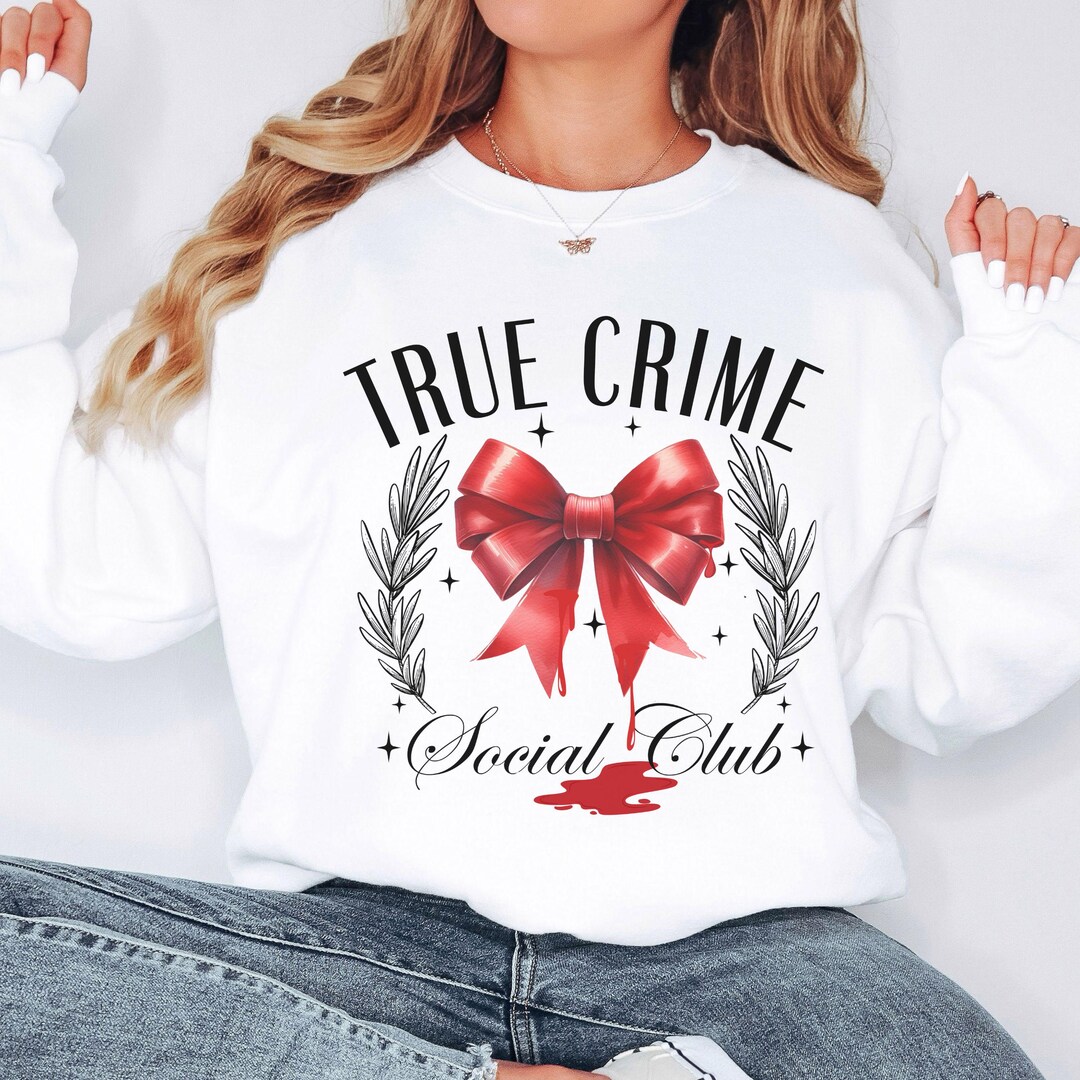 True Crime Social Club Sweatshirt Dramatical Murder Crewneck Murder ...