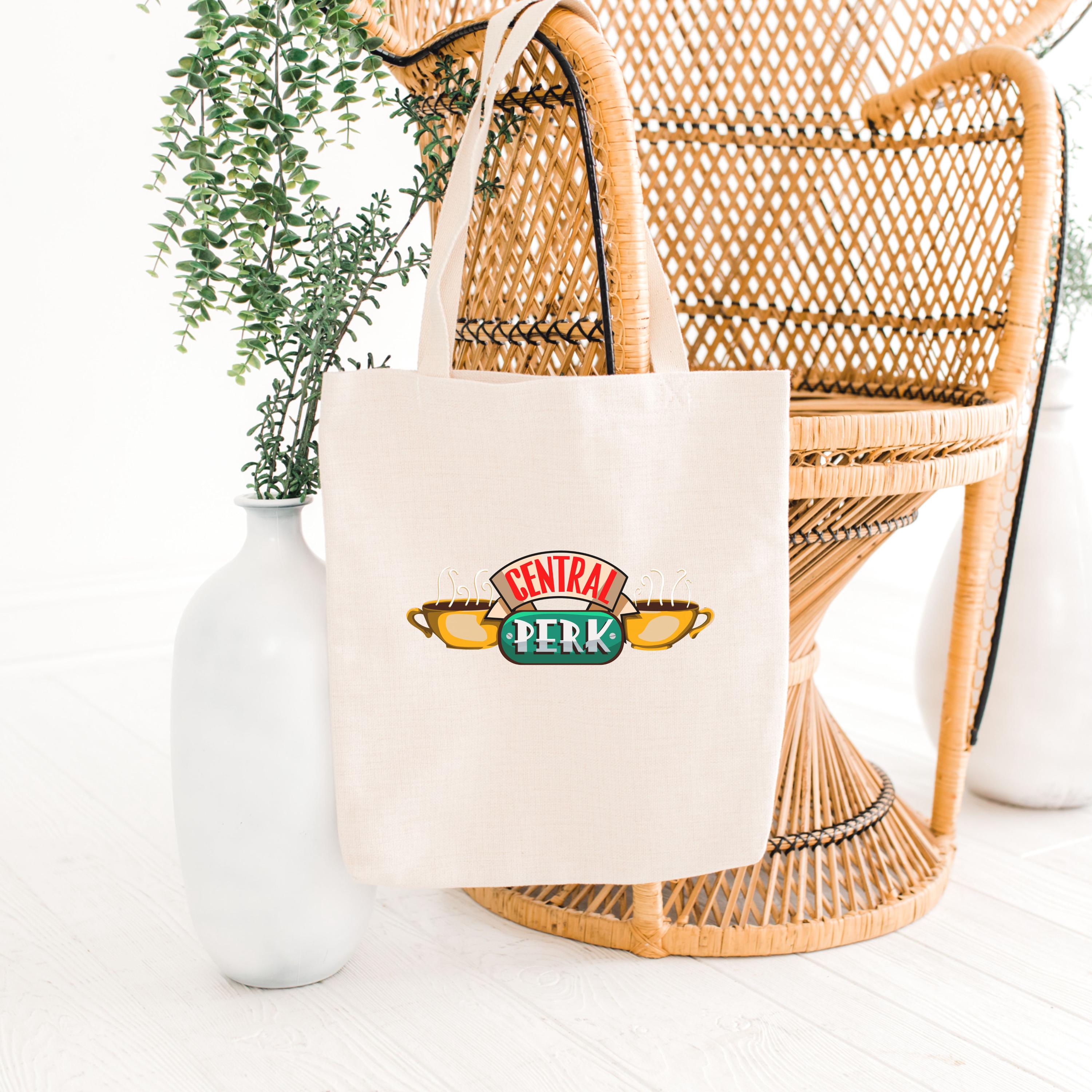 Central Perk Friends Tote Bag Coffee Shop Bag Library Bag Friends Merch ...