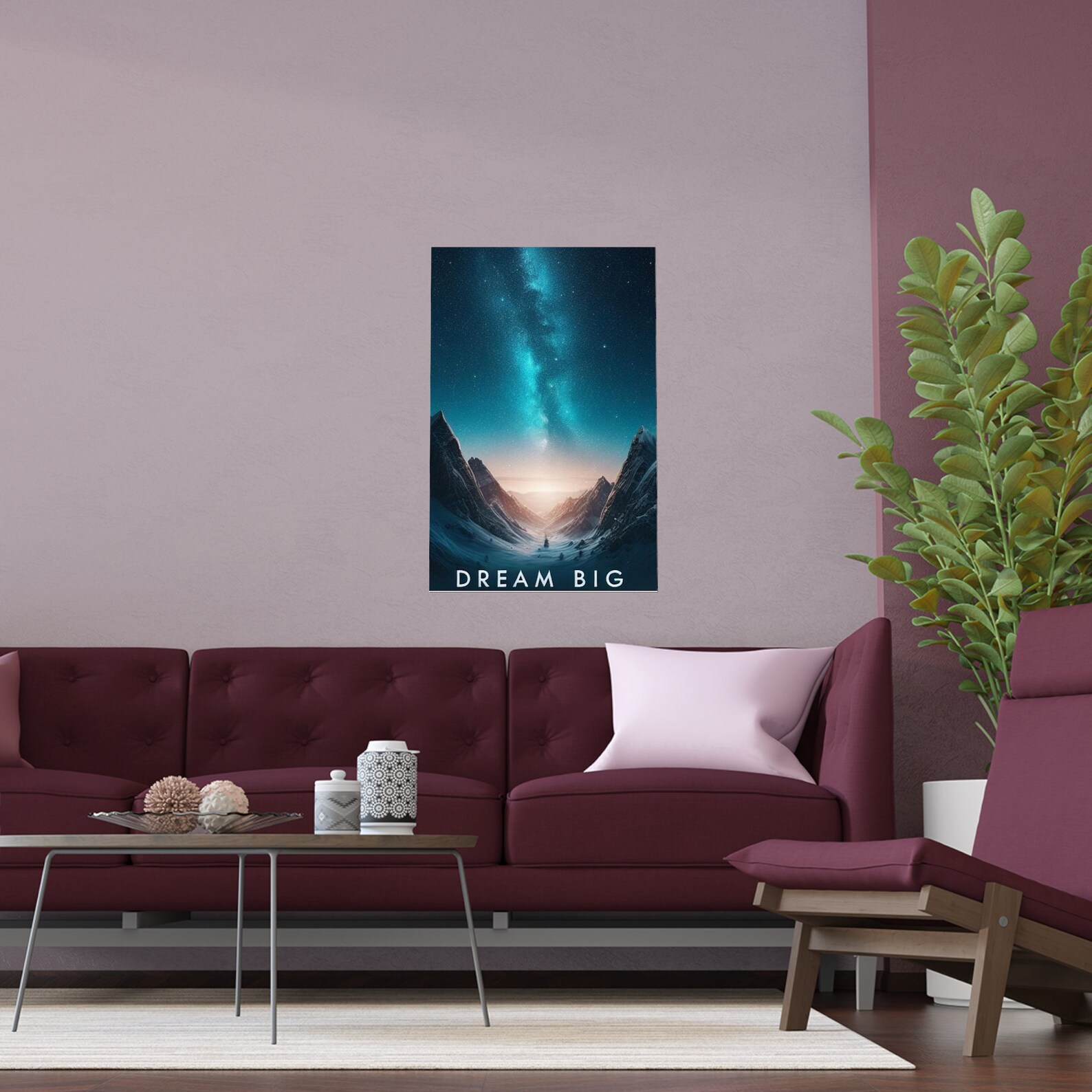 Motivational Poster - Dream Big - Indoor and Outdoor Silk Posters - Etsy