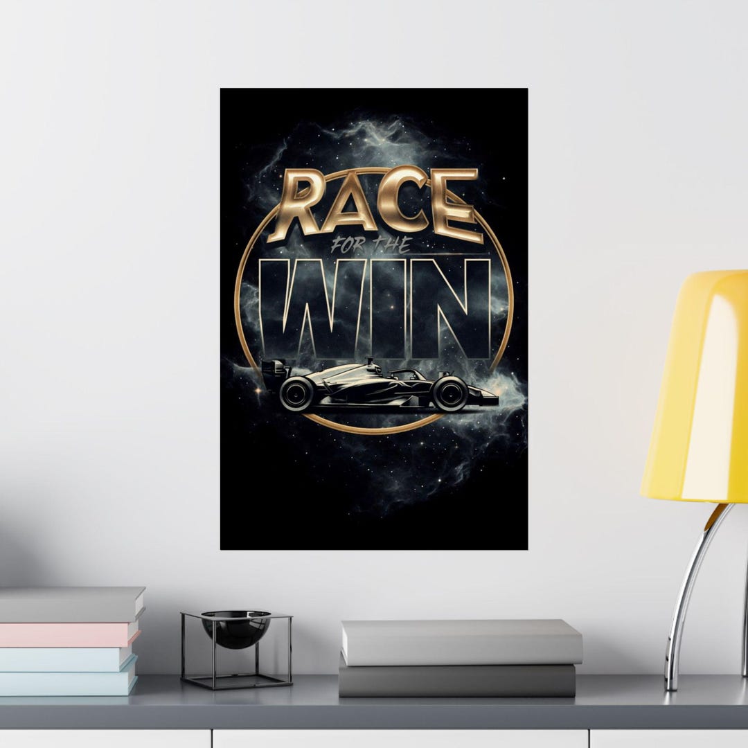 Racing Poster, Formula 1 Racing Decor, Matte Vertical Wall Art ...