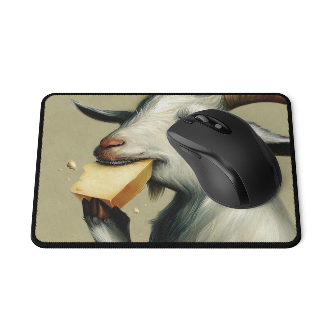 Goat Eats Goats Cheese Non-slip Mouse Pads - "the Messed up Collection ...