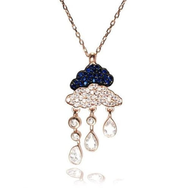 Rain Necklace - Etsy