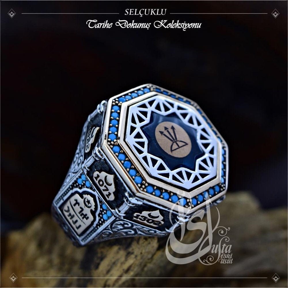 Seljuk Seal motifs and the first Turkish Ancestor Oğuz Kağan | Etsy