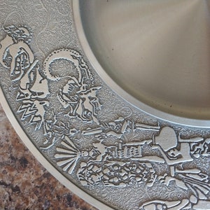 Vintage Selangor Pewter Malay Plate - Etsy