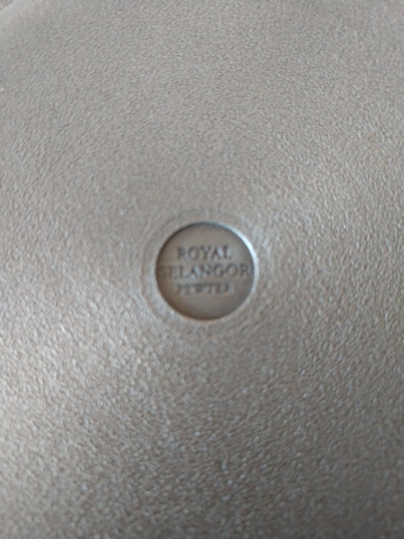 Vintage Selangor Pewter Malay Plate - Etsy