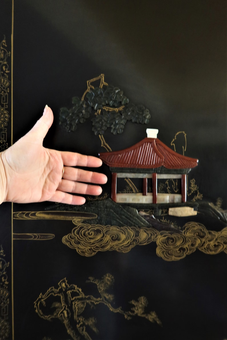 Magnificent Antique Japanese Room Divider Depicts the Four Seasons - Etsy