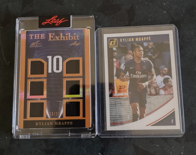 Kylian MBAPPE Game Used Memorabilia #13/25 Card +1 RC - Etsy
