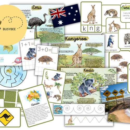 AFRICA BUNDLE Preschool Bundle Printable Kids Games - Etsy