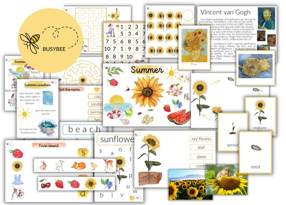 SUMMER BUNDLE Preschool Bundle Printable Kids Games - Etsy